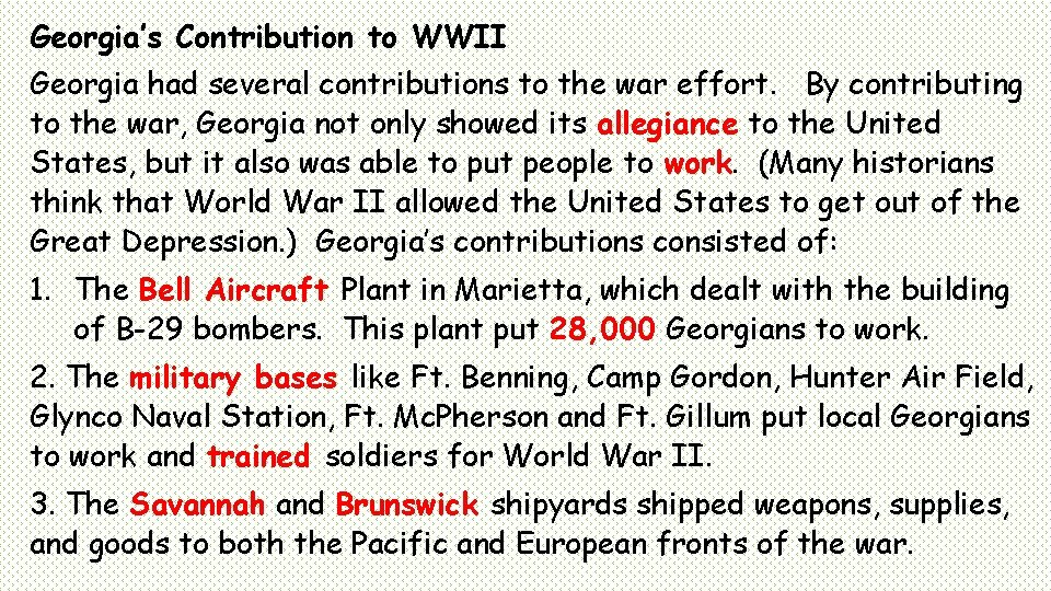 World War II s robinson World War II