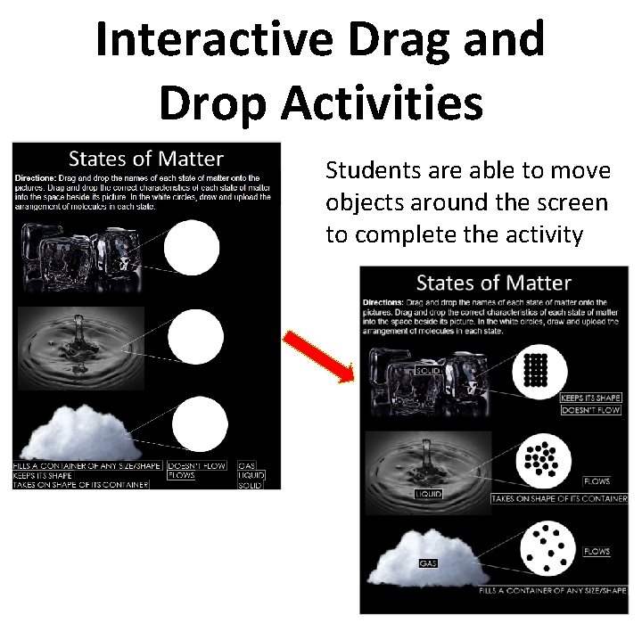 Liquids and Gases Digital Interactive Notebook Activity 1