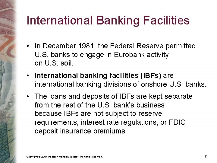 Chapter 20 International Banking Debt and Risk Topics