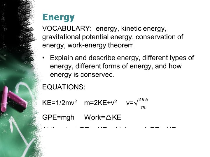Law of Conservation of Momentum and Energy February