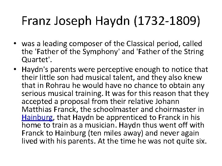 Beethoven Haydn Mozart Beethoven 1770 1827 One of