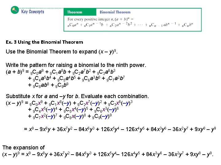 6 8 Binomial Theorem Hubarth Algebra II In