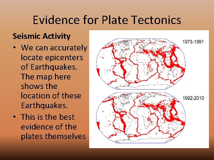 Earth Science Notes Evidence for Plate Tectonics Objectives