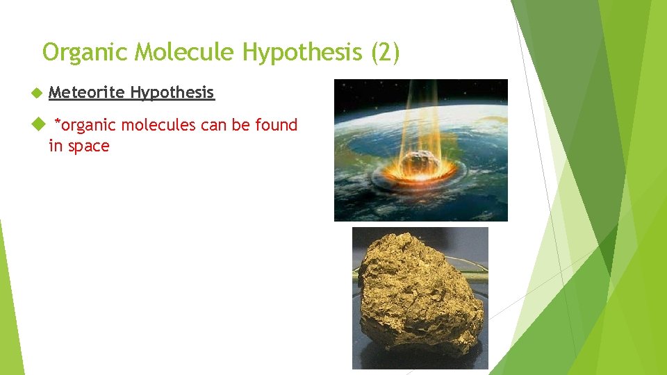 ORIGINS OF LIFE ON EARTH CHAPO BIOLOGY 1