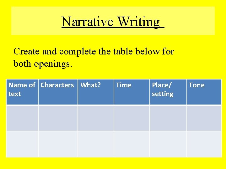 Choose one of the images below and create