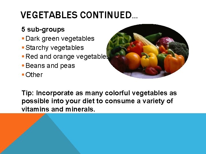A BEGINNERS GUIDE TO MYPLATE THE AMERICAN DIETARY