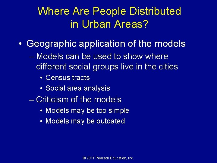 Chapter 13 Urban Patterns The Cultural Landscape An