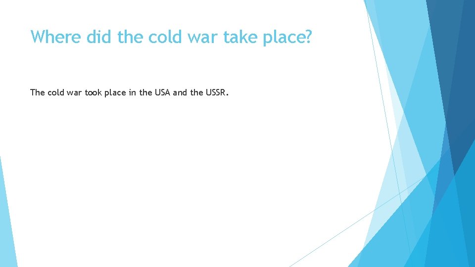 Cold War Presentation By Trinitee Allen Who was
