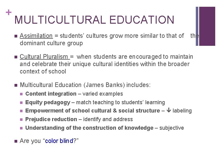 CELEBRATING DIVERSITY The POWER of Social Studies Think