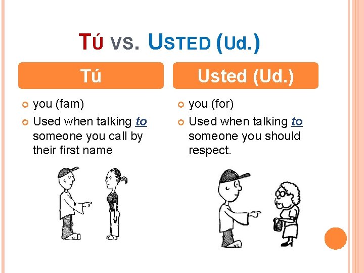 10 EL VERBO SER The Verb Ser SUBJECT