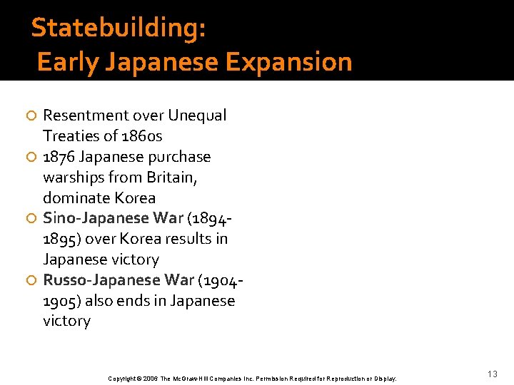 The Building of Global Empires Copyright 2006 The