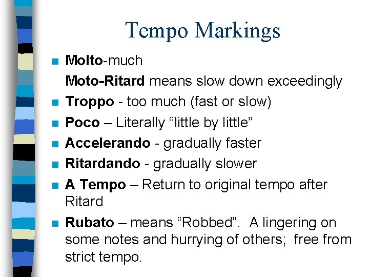 The Elements of Music Basic Terms to Understand