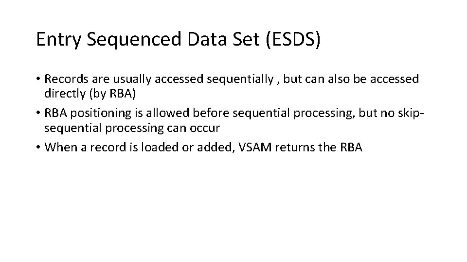 Introduction To Vsam For Assembler Programmers Part Two