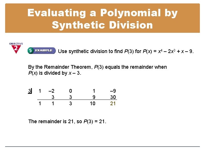 6 3 Dividing Polynomials Objectives Using Long Division