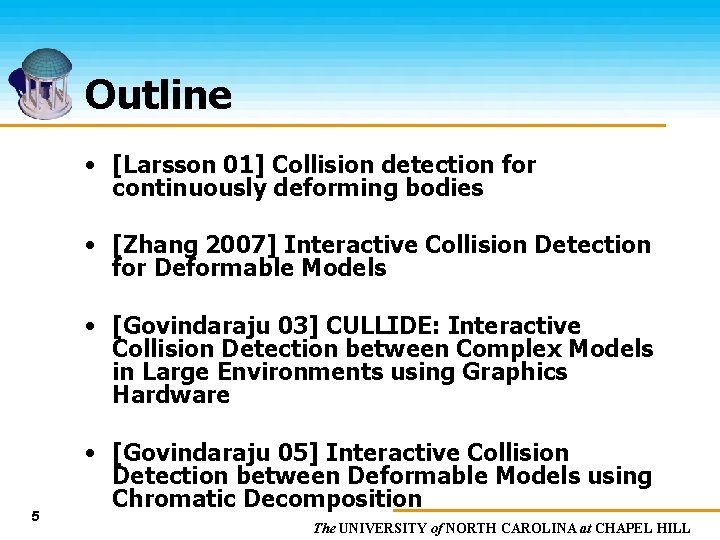 Collision Detection For Deformable Objects Xin Huang Huangxincs