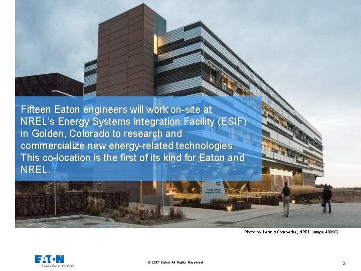 Learn about the collaboration Eaton US Department of