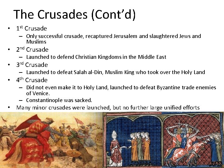 The Middle Ages Conclude 2 days Global History