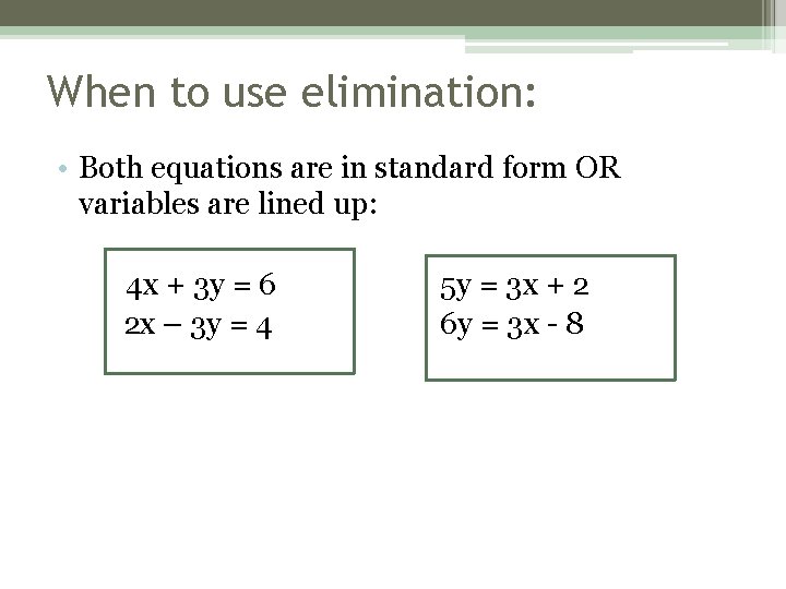 Lesson 3 3 Solving Systems with Linear Combinations
