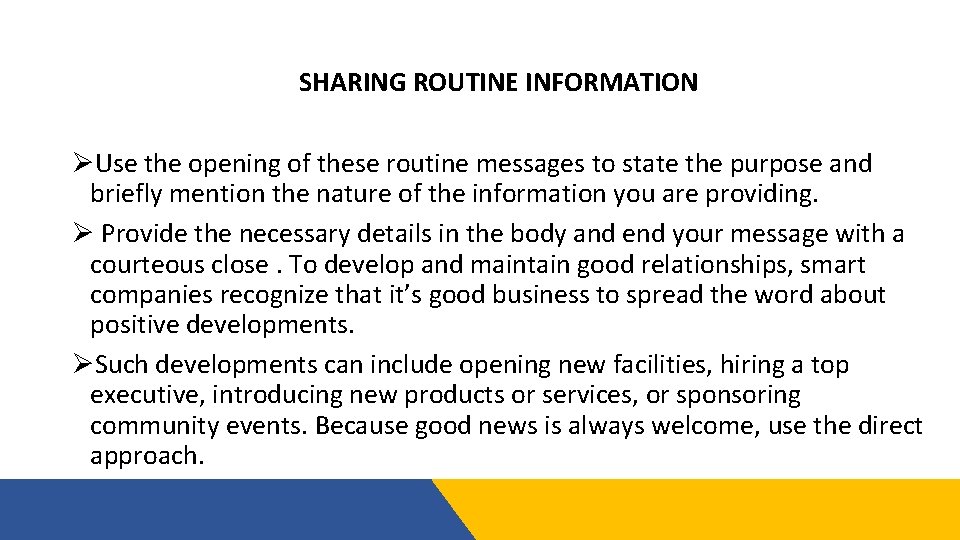 SESSION 7 Writing Routine and Positive Messages OBJECTIVES