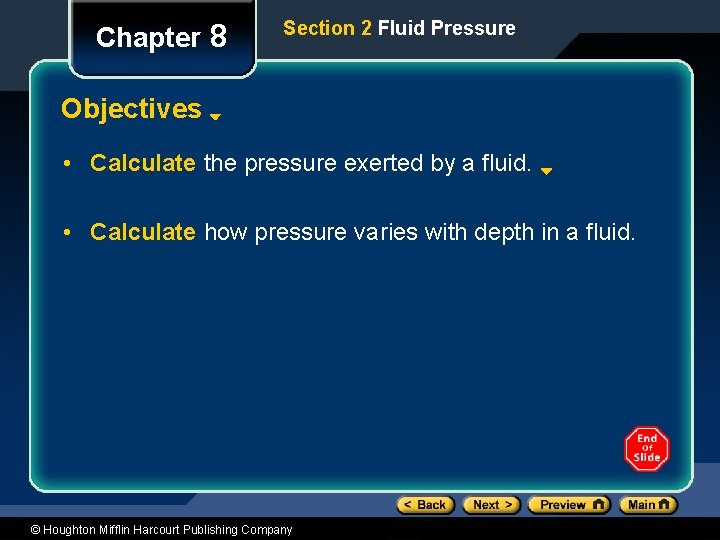 Chapter 8 Section 1 Fluids and Buoyant Force
