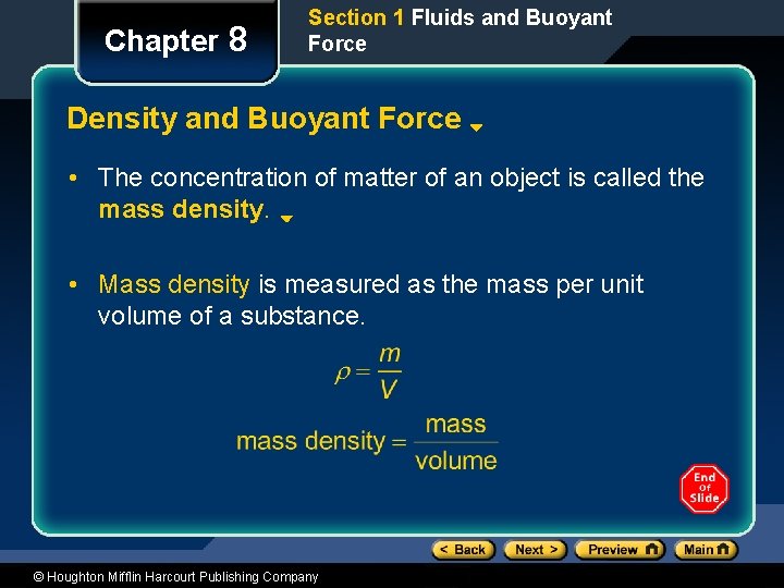 Chapter 8 Section 1 Fluids and Buoyant Force