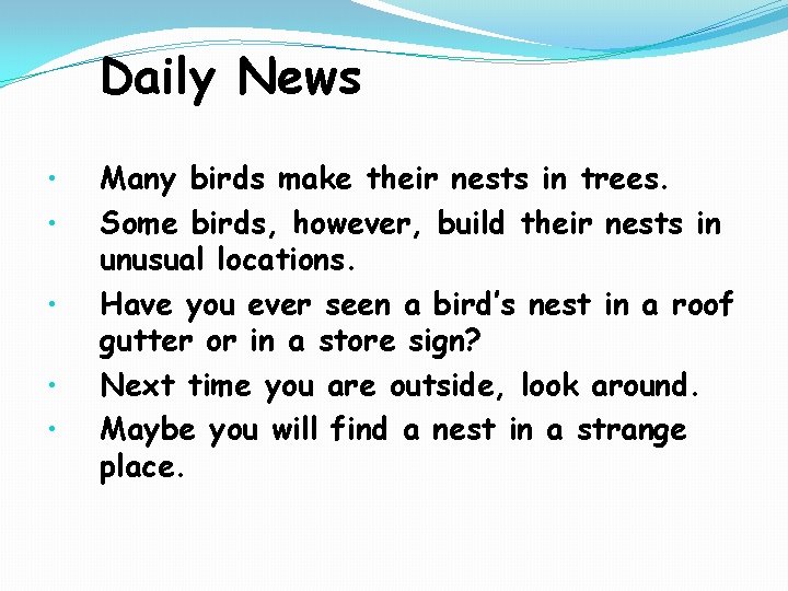 Birdhouse for Rent Unit 2 Lesson 4 Grade