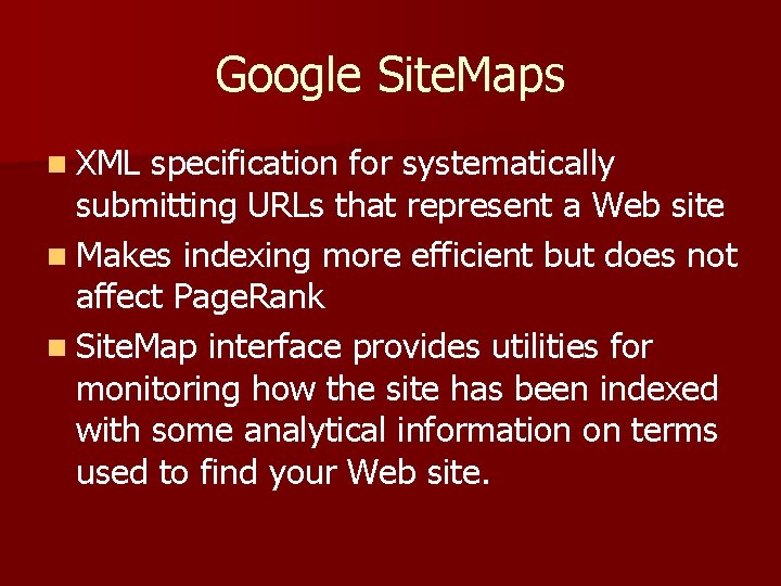 Web Site Performance An analytical approach for benchmarking