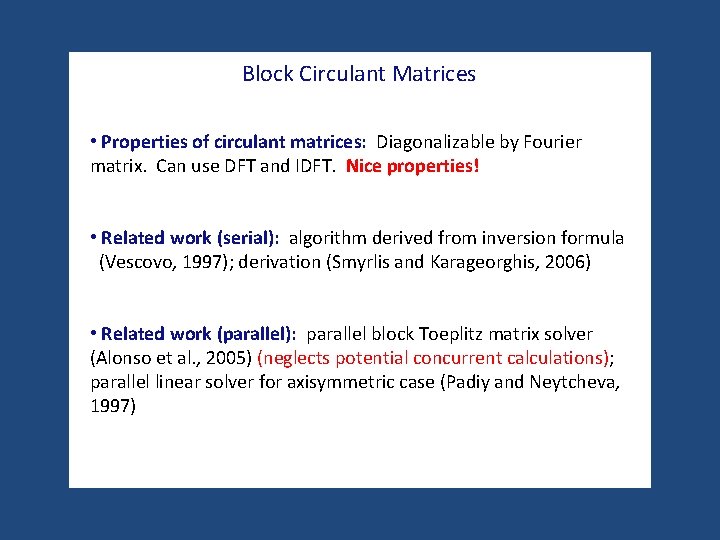 A Parallel Linear Solver for Block Circulant Linear