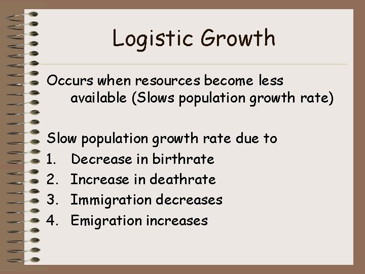 Population Dynamics Characteristics of a population Geographical ...