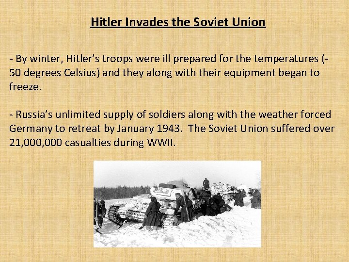 Early Battles in WWII Early Stages of War