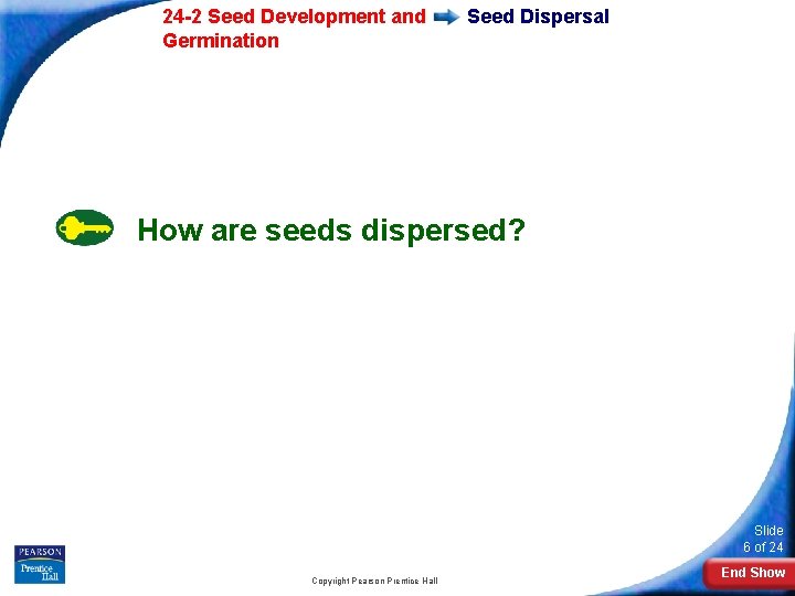 Biology Slide 1 of 24 Copyright Pearson Prentice
