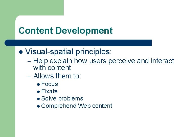 Web Development A VisualSpatial Approach Chapter 3 Research