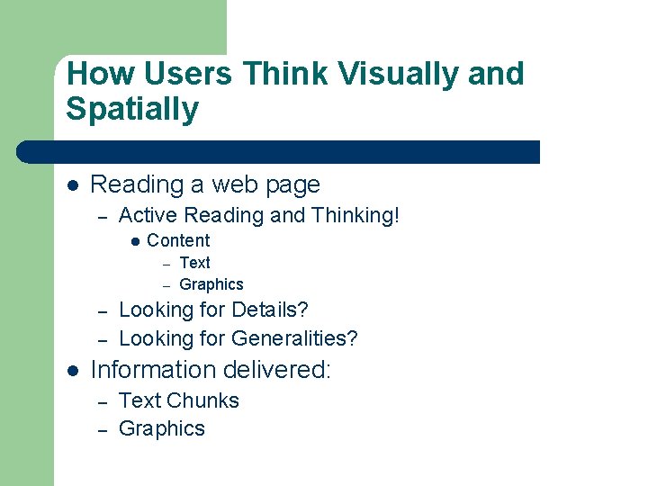 Web Development A VisualSpatial Approach Chapter 3 Research