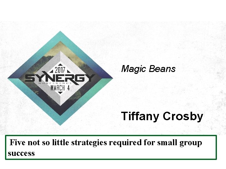 Magic Beans Tiffany Crosby Five not so little