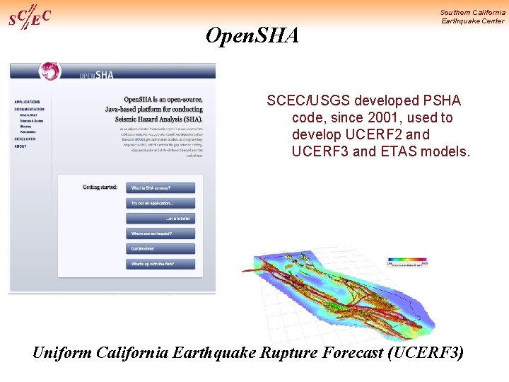 Southern California Earthquake Center SCEC Research Cyberinfrastructure Developments