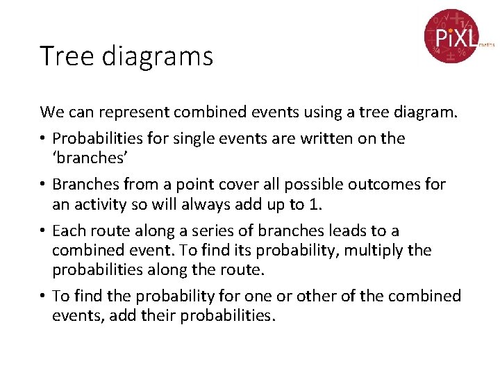 Grade A Conditional probability Calculate and interpret conditional