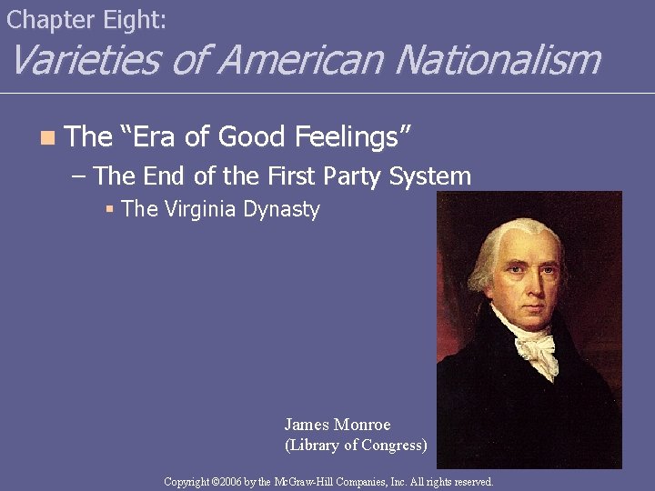 Alan Brinkley AMERICAN HISTORY 12e Chapter Eight Varieties