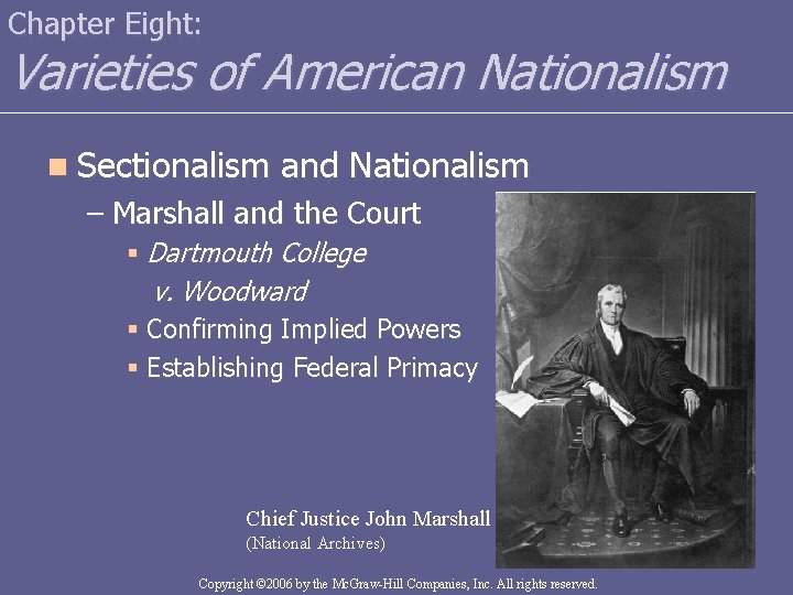 Alan Brinkley AMERICAN HISTORY 12e Chapter Eight Varieties