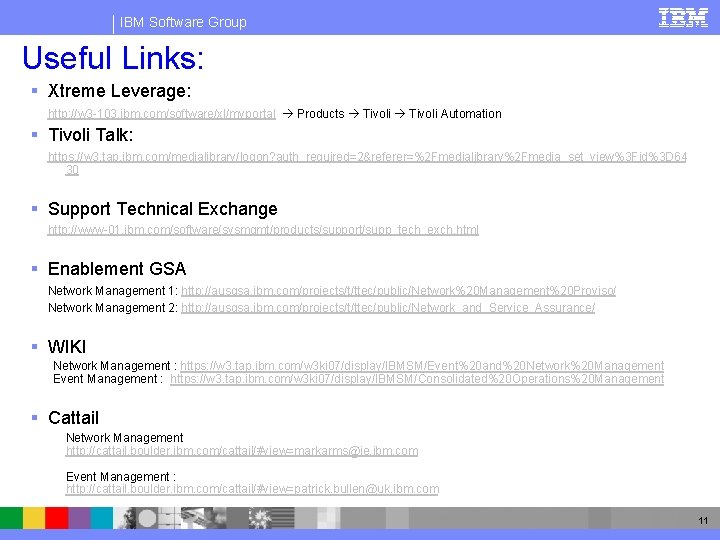 IBM Software Group IBM Tivoli Network Management Lecture