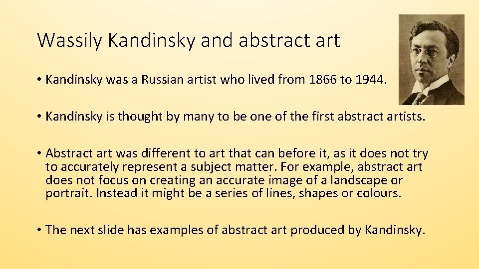 English Wassily Kandinsky and abstract art Kandinsky was