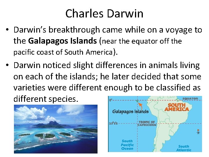 Lesson 2 Theory of Evolution By Natural Selection