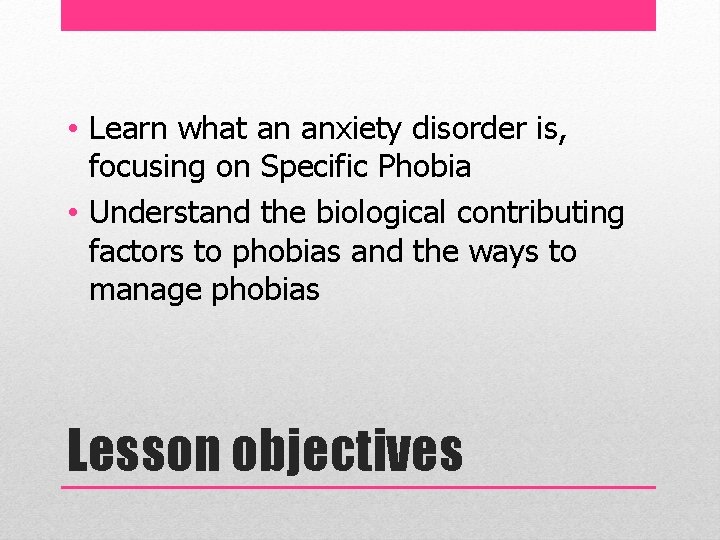 Anxiety disorder specific phobia Learn what an anxiety