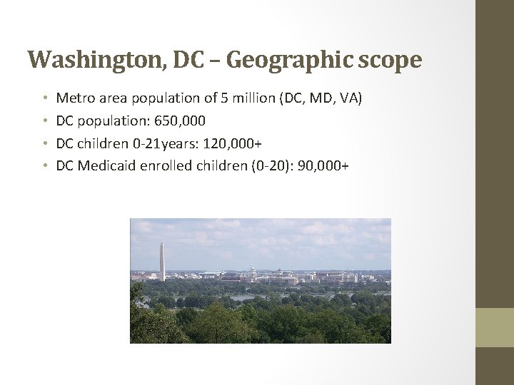 Integrated Strategies for Integrated Care Building the DC