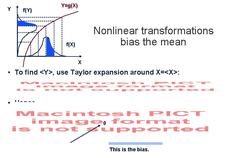 Functions of random variables Sometimes what we can