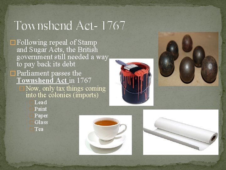 Boston Massacre What was the Act that placed