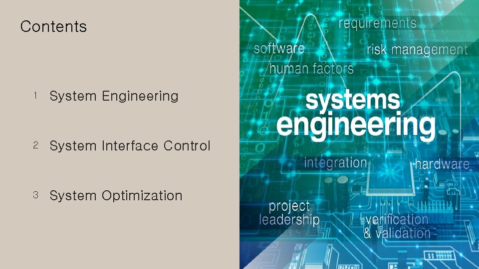 System Interface Control System Optimization 202043030 Saebyeol Yu