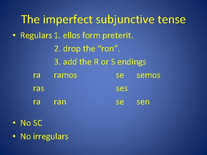 Todos los tiempos verbales Sp 3 H Prechapter