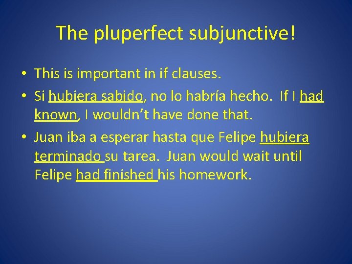 Todos los tiempos verbales Sp 3 H Prechapter