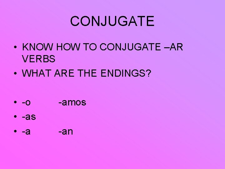 Tema 3 Repaso Vocabulario YOU MUST KNOW ALL