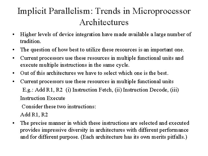 Unit1 Parallel Computing Platforms Prepared BY H M
